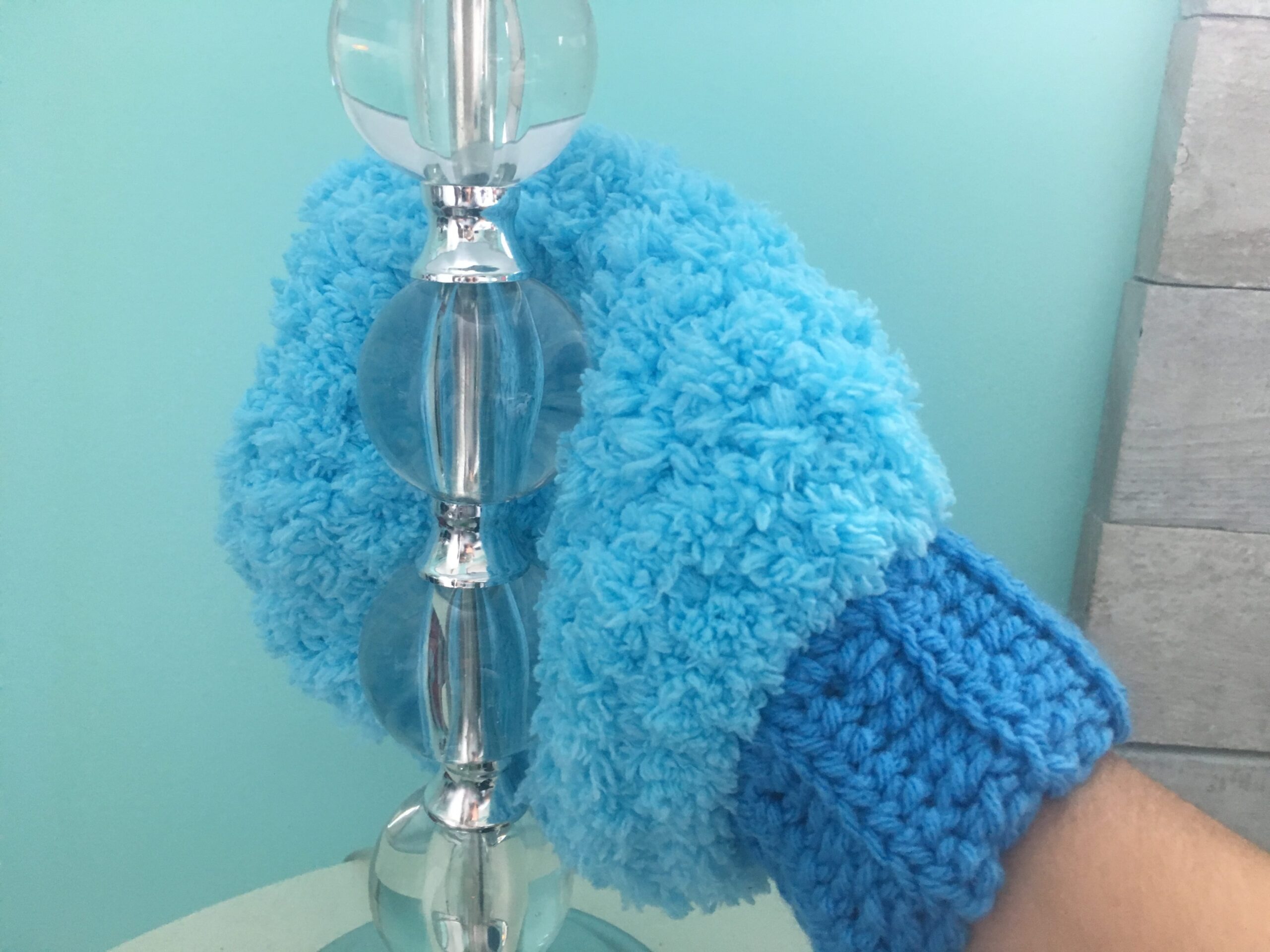 Dust It Off Dust Mitt Crochet Pattern - Through The Loop Yarn Craft