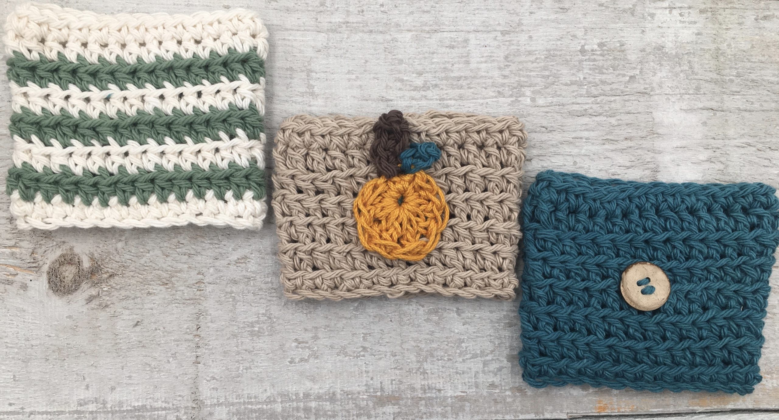 Rustic Ways Cup Cozy - Free Pattern - Through The Loop Yarn Craft