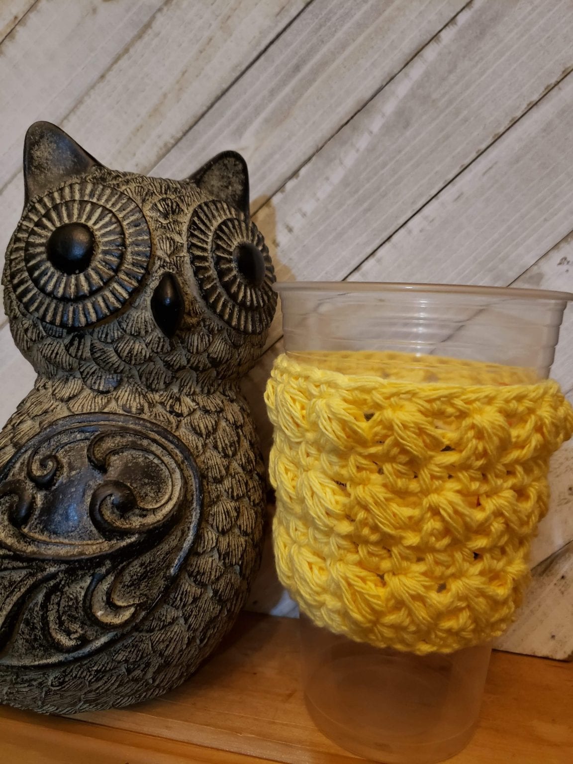 Wilhelmina Cup Cozy Pattern - FREE - Through The Loop Yarn Craft