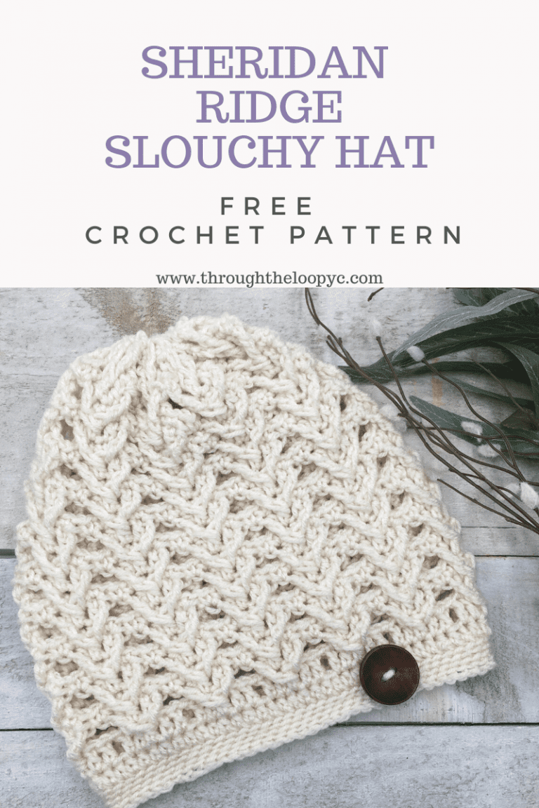 Sheridan Ridge Slouchy Hat - Through The Loop Yarn Craft