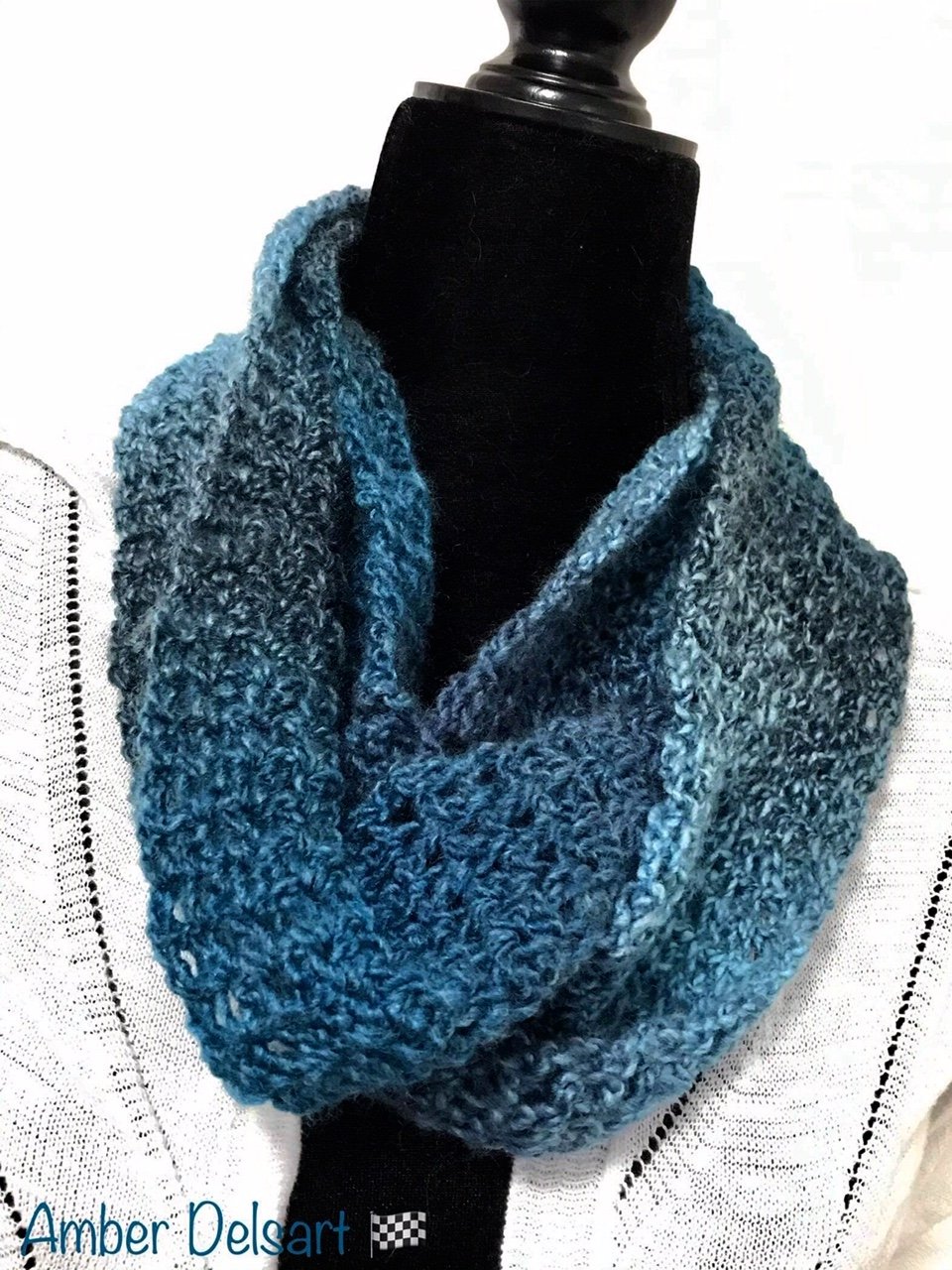 The Everlasting Infinity Scarf - Free Pattern - Through The Loop Yarn Craft