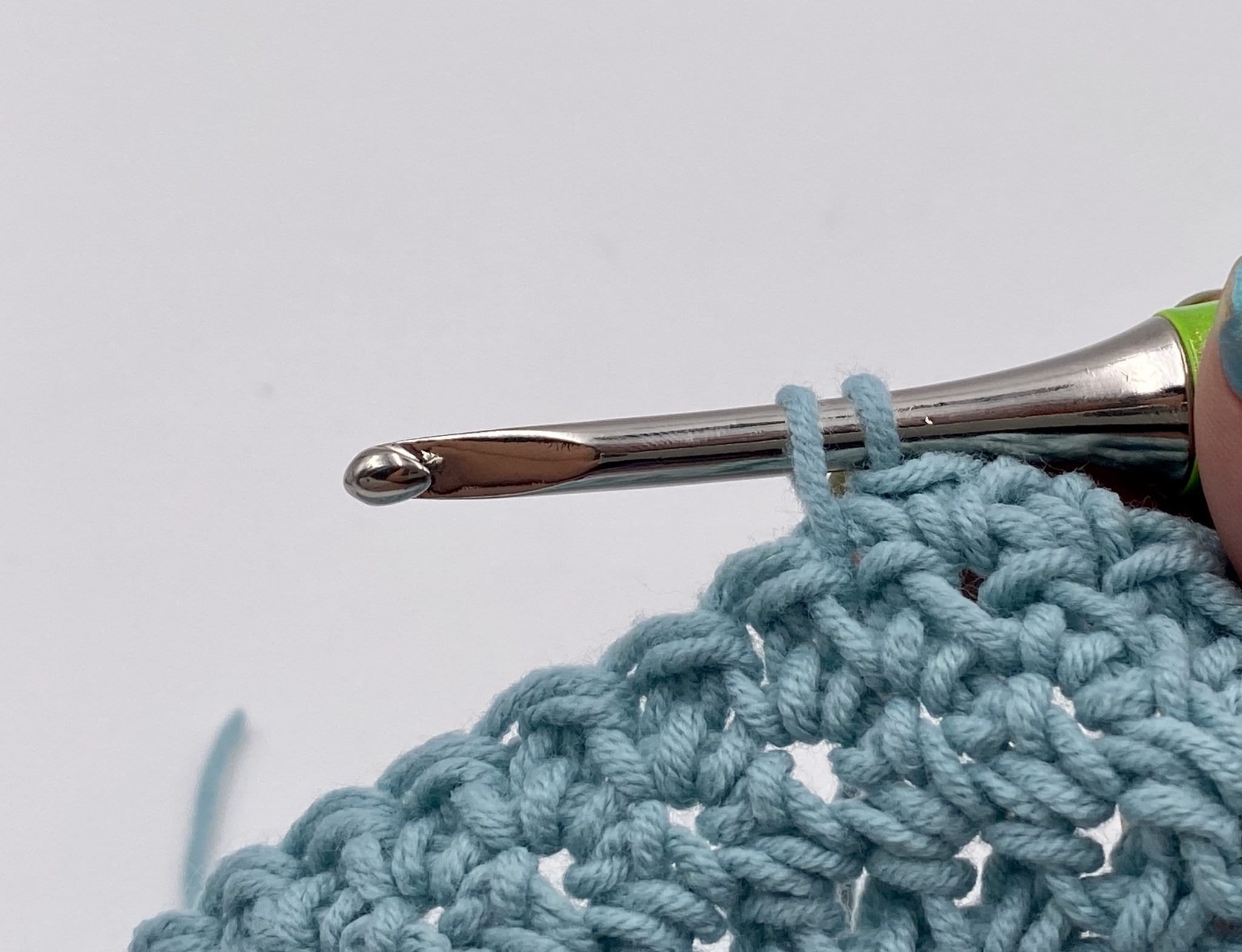 Learn The Extended Single Crochet Stitch - Through The Loop Yarn Craft