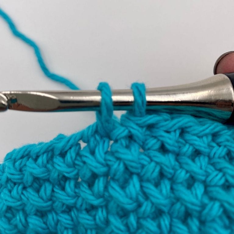 How To Yarn Under Single Crochet - Through The Loop Yarn Craft