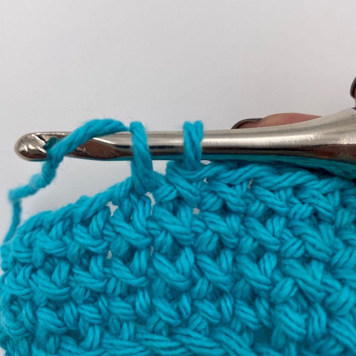 How To Yarn Under Single Crochet - Through The Loop Yarn Craft