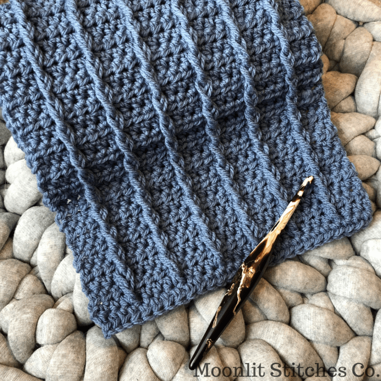 Free Scarf Crochet Pattern - Through The Loop Yarn Craft