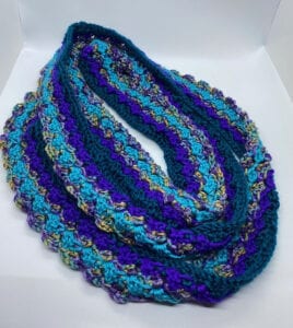 Ivy Lane Infinity Scarf - Free Pattern - Through The Loop Yarn Craft