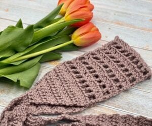 Whimsy Head Wrap - Free Pattern - Through The Loop Yarn Craft