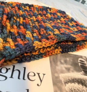 Keighley Crochet Cowl Free Pattern - Through The Loop Yarn Craft