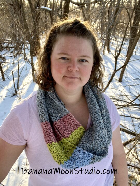 Infinity Scarf Crochet Patterns - Through The Loop Yarn Craft