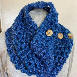 Make It Quick Crochet Cowl Free Pattern - Through The Loop Yarn Craft
