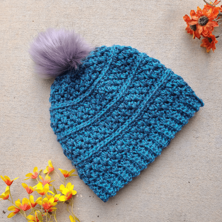 Crochet Chemo Hat Pattern- Kim's Beanie - Through The Loop Yarn Craft