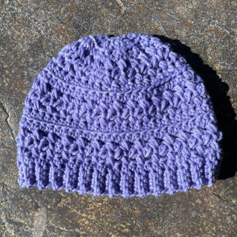 Crochet Chemo Hat Pattern- Kim's Beanie - Through The Loop Yarn Craft