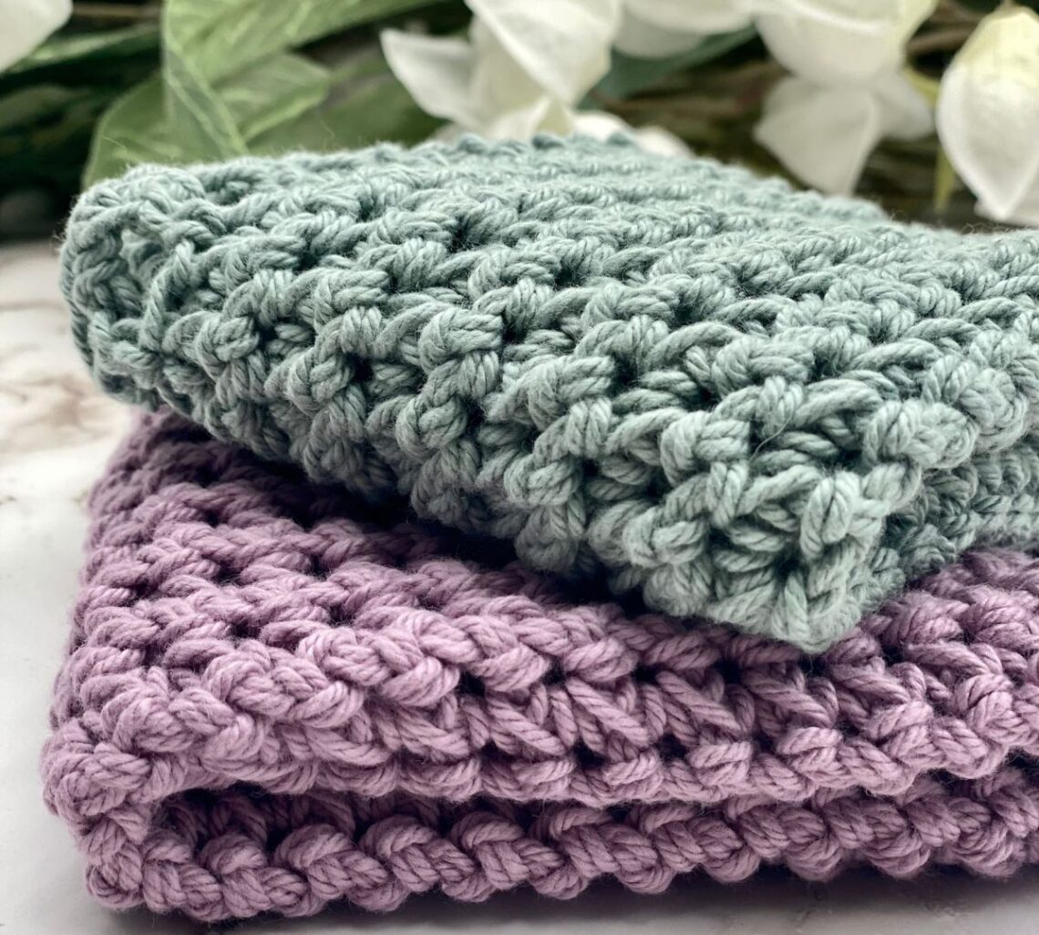 Crochet Washcloth Pattern - Through The Loop Yarn Craft