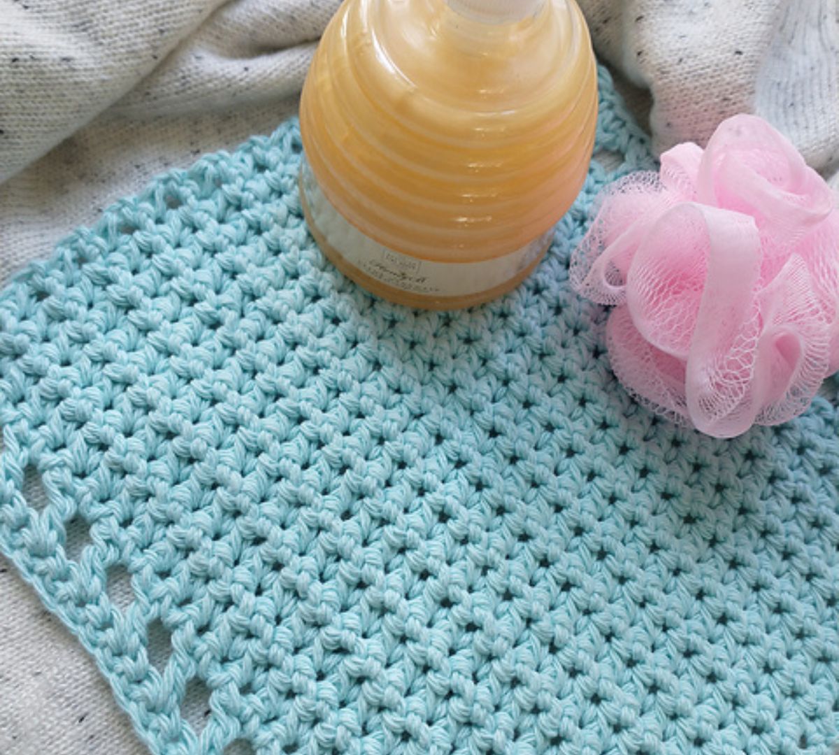 Crochet Washcloth Pattern - Through The Loop Yarn Craft