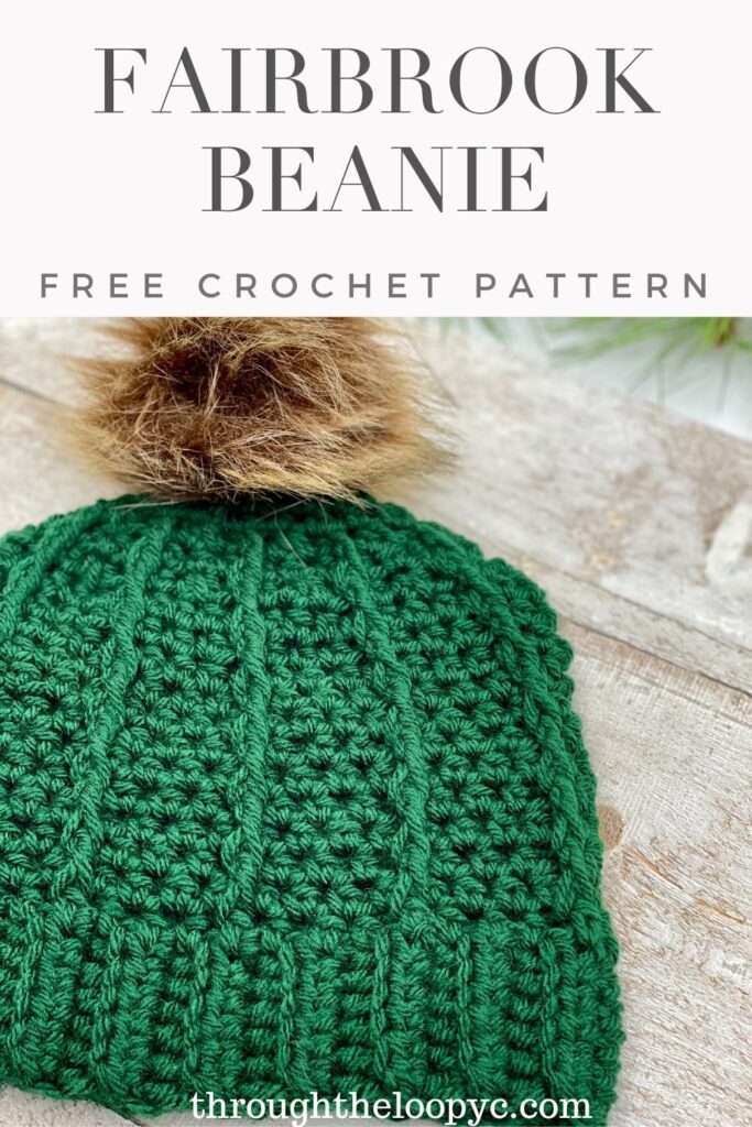Free Crochet Beanie Pattern - Through The Loop Yarn Craft