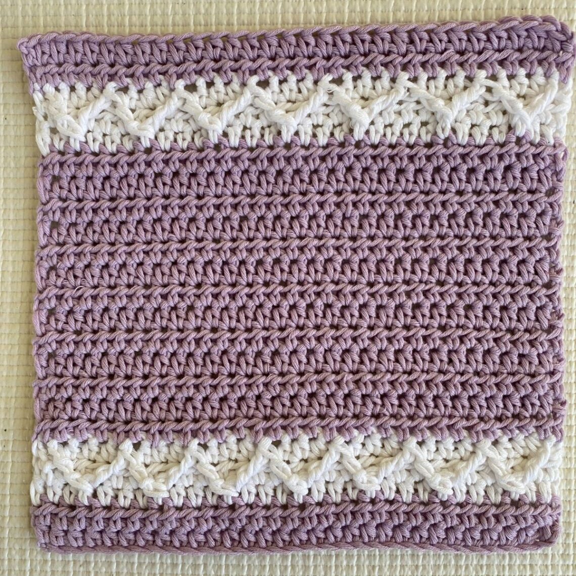 Textured Crochet Washcloth Pattern - Through The Loop Yarn Craft
